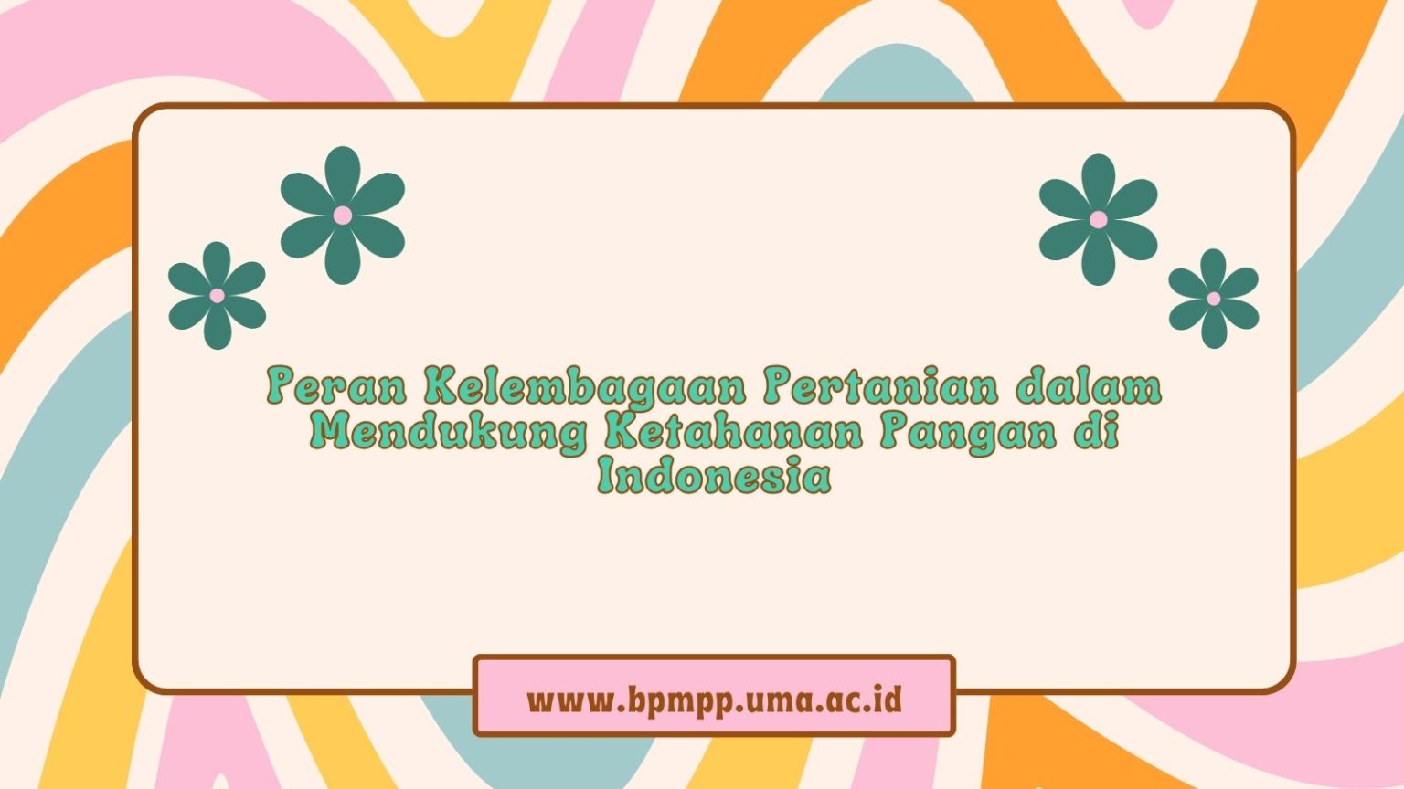 Peran Kelembagaan Pertanian dalam Mendukung Ketahanan Pangan di ...