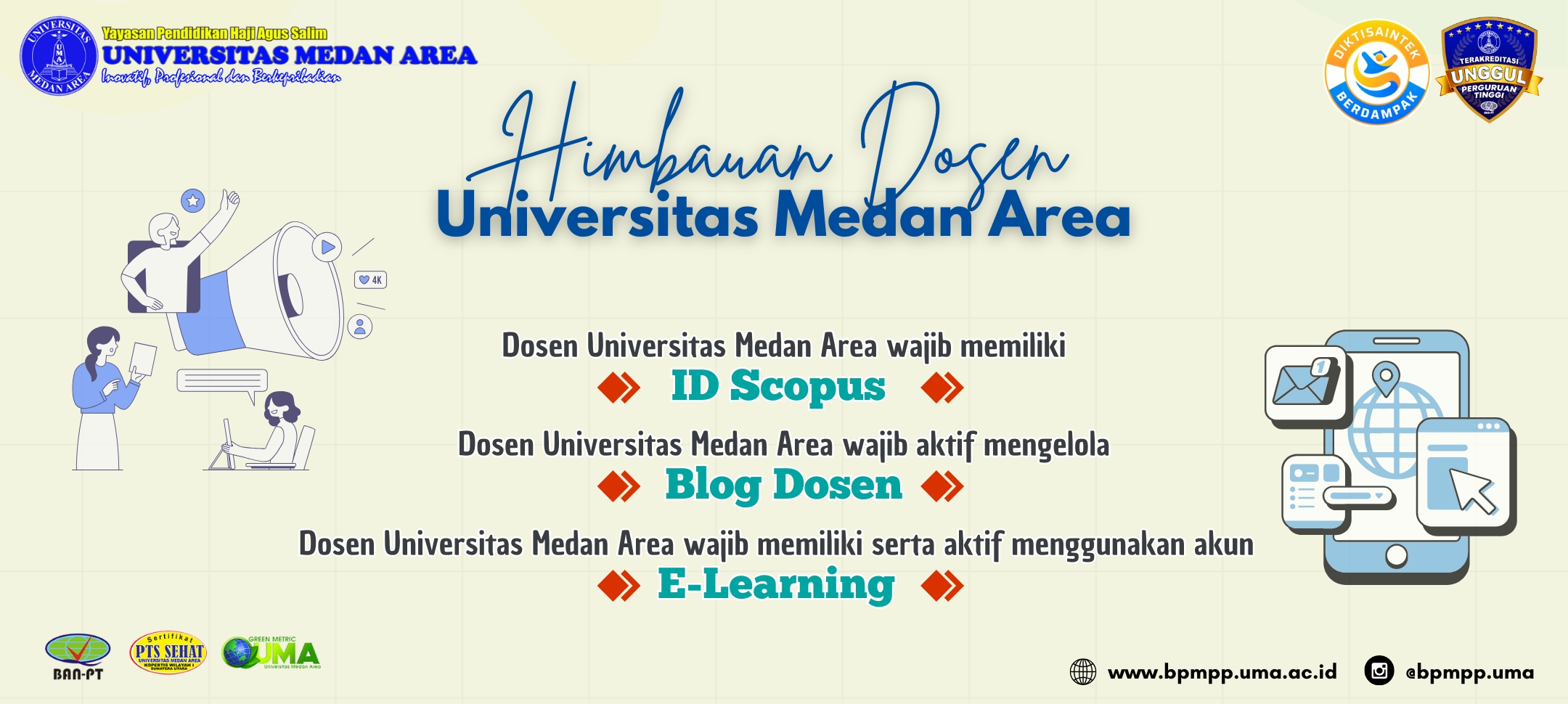 Himbauan Dosen Wajib Memiliki ID Scopus, Aktif Blog Dosen dan E ...